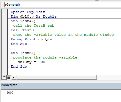 VBA - Return a Value from a Sub Procedure - Auto VBA