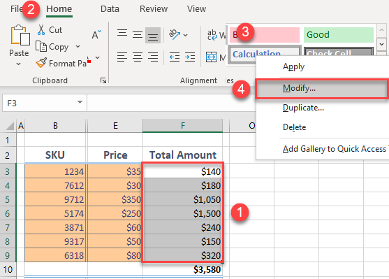 How To Apply Cell Styles Total Input Title In Excel Auto Vba 3053