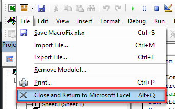 Fix VBA Run Time Error 32809 - Auto VBA