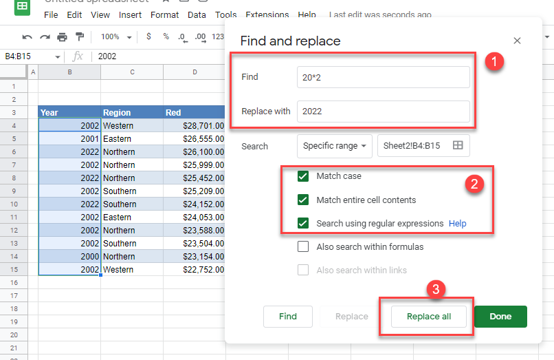 Find & Replace With Wildcards in Excel & Google Sheets - Auto VBA