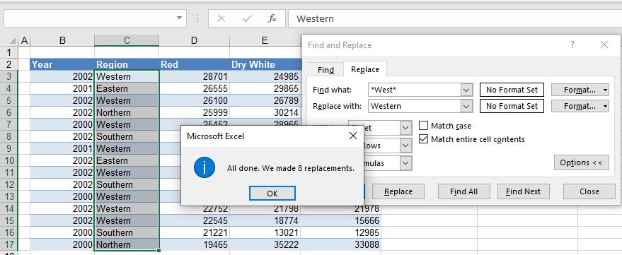 Find & Replace With Wildcards in Excel & Google Sheets - Auto VBA
